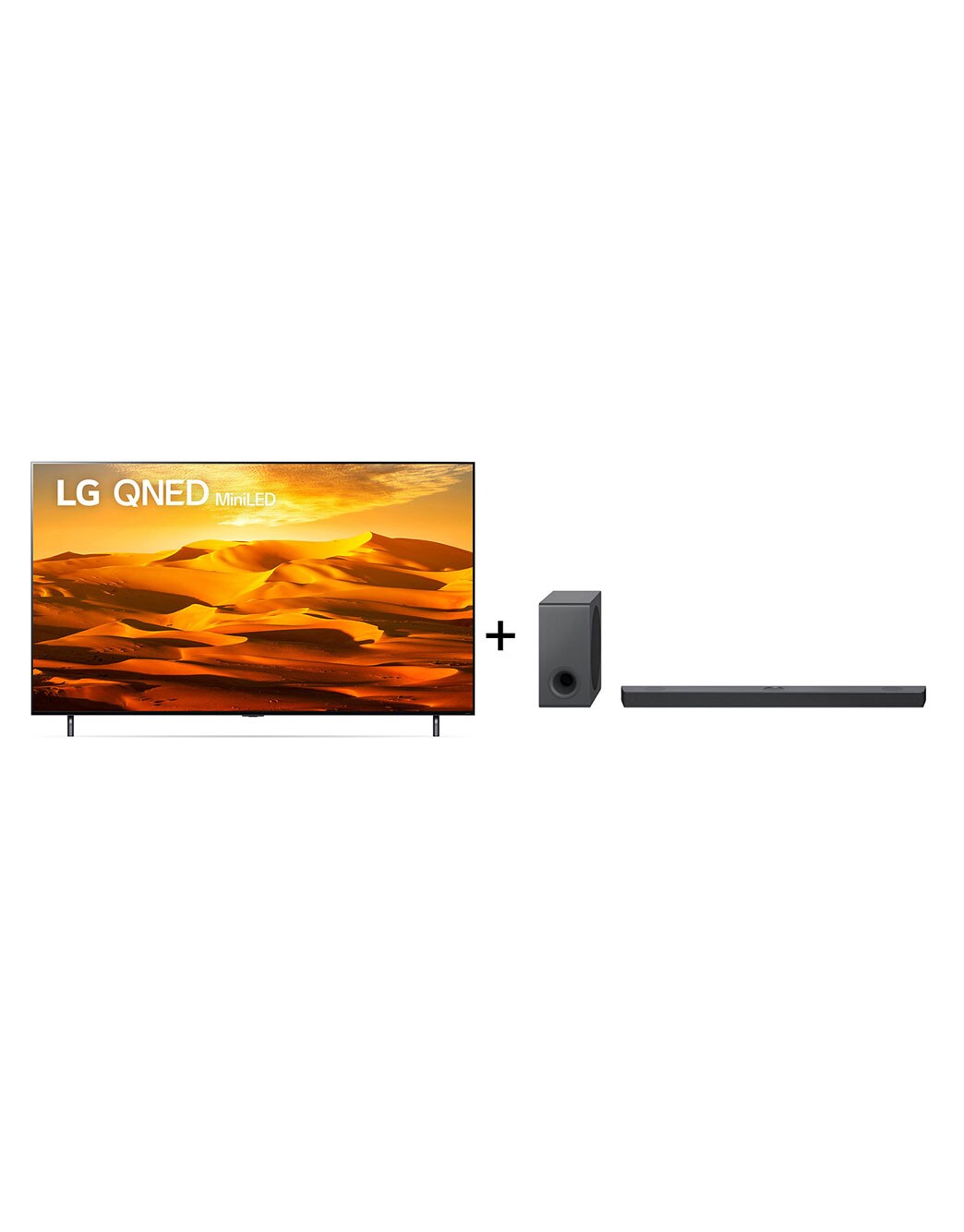 Smart TV LG QNED 65" 4K + Sound Bar S90QY | LG BR