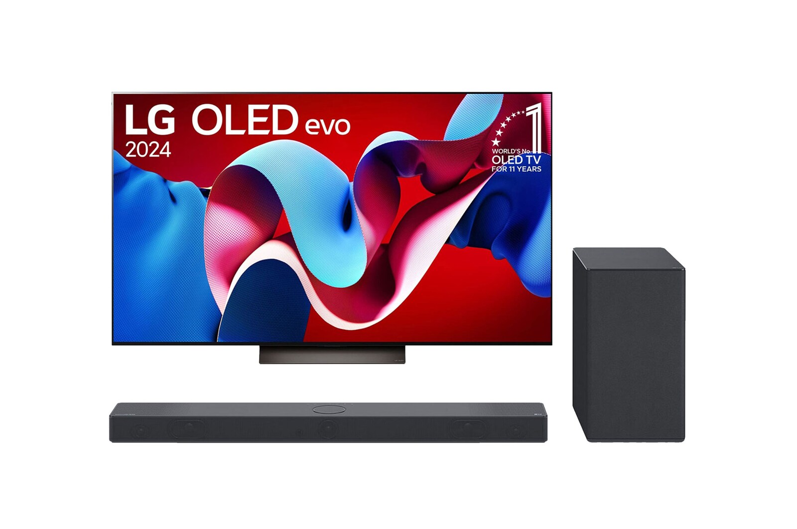 Combo Smart TV LG C4 55” + Sound Bar SC9S | LG BR