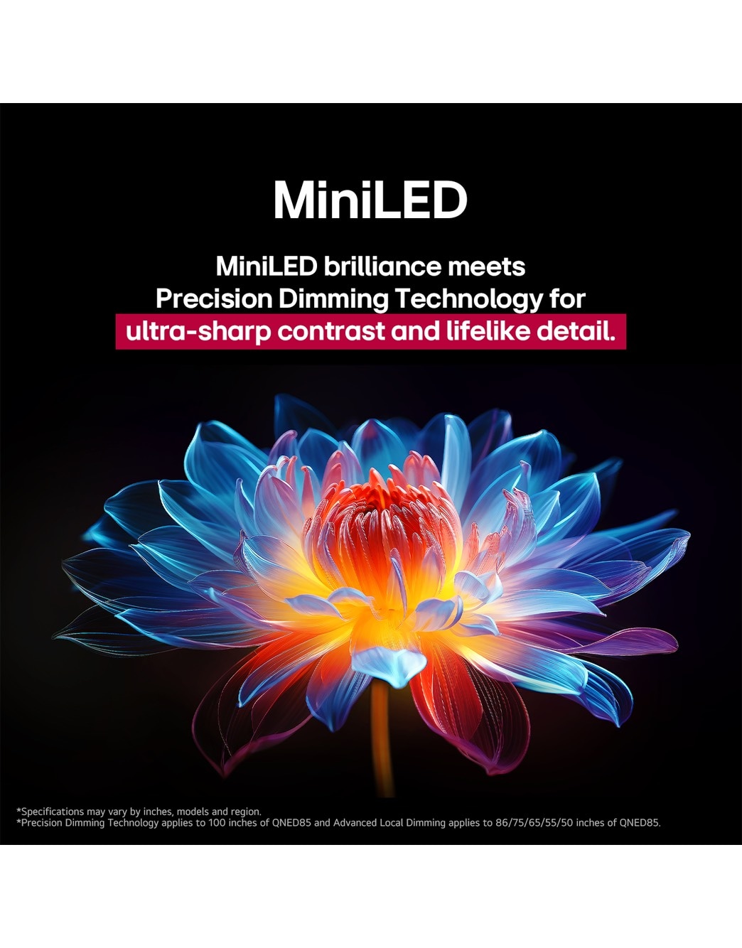 100 Inch LG QNED evo AI QNED85 MiniLED 4k Smart TV 2025 - 100QNED85AU ...