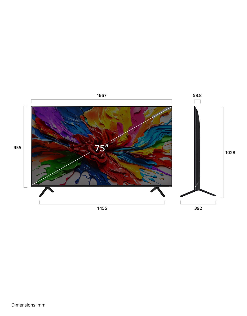 75 inch LG QNED evo AI QNED92 MiniLED 4K Smart TV 2025 - 75QNED92AUA ...