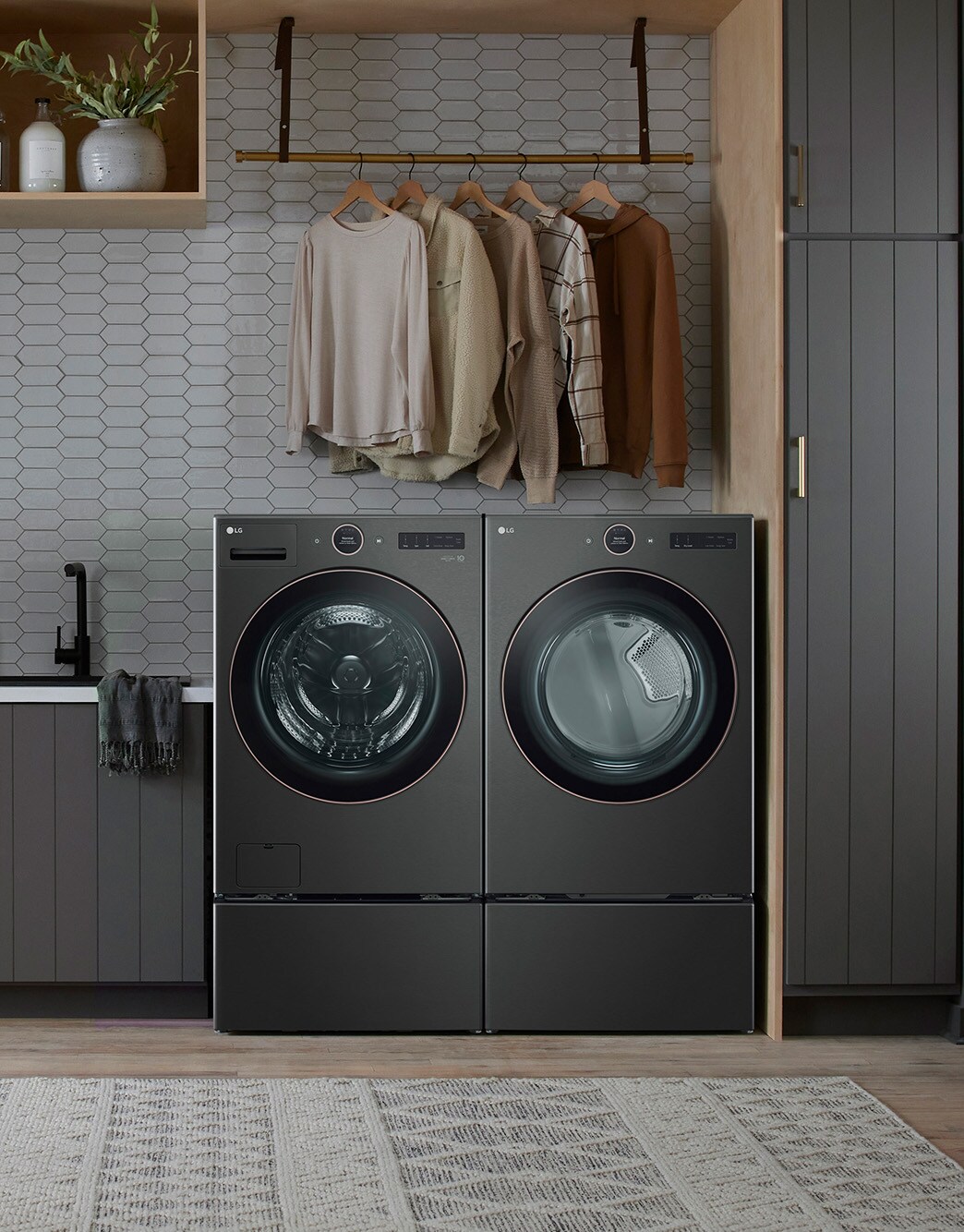 Front view of 7.4 cu. ft. Ultra Large Capacity Smart Front Load ...