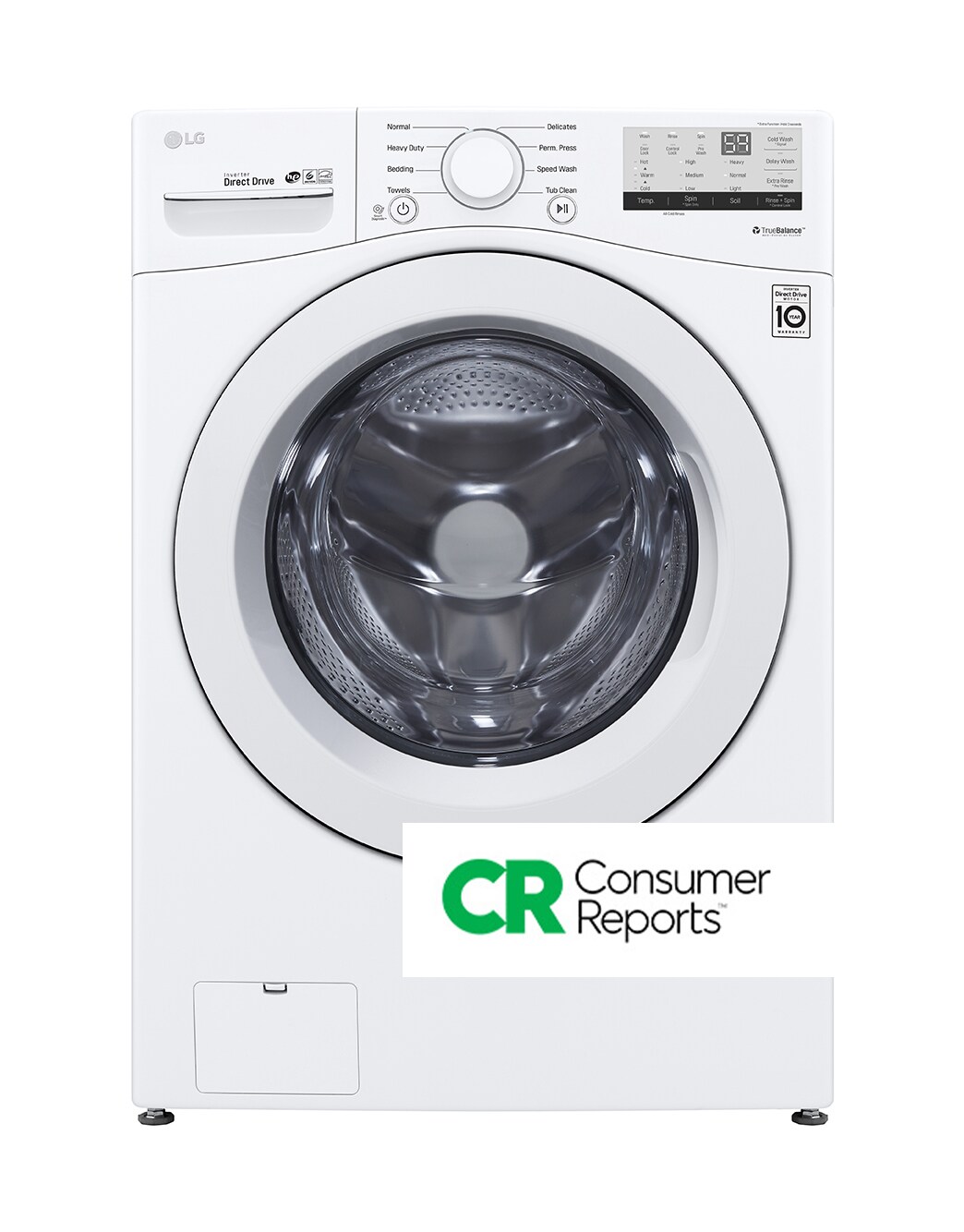 Front Load Washer | White - WM3400CW | LG CA