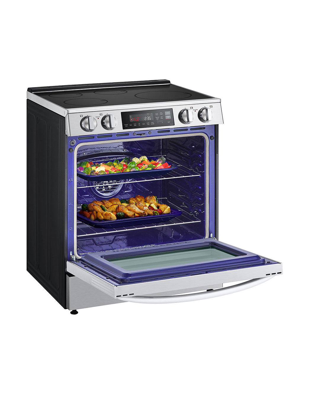 Cuisinière à induction encastrable intelligente de 6,3 pi³, ProBake ...