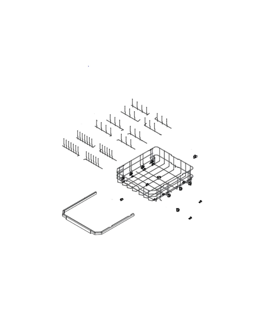Dishwasher Lower Rack Assembly | LG CA_EN