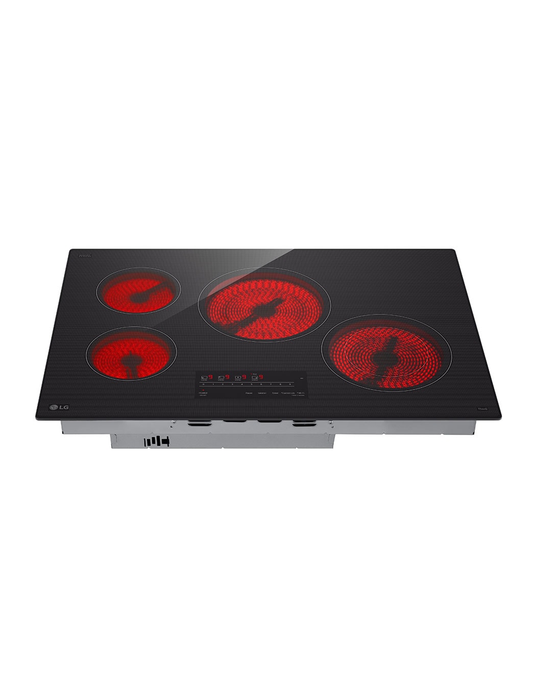 30" Smart Electric Cooktop with 4 burners - CBEW3013BE | LG CA_EN