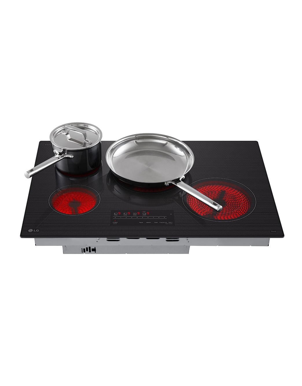 30" Smart Electric Cooktop with 4 burners - CBEW3013BE | LG CA_EN