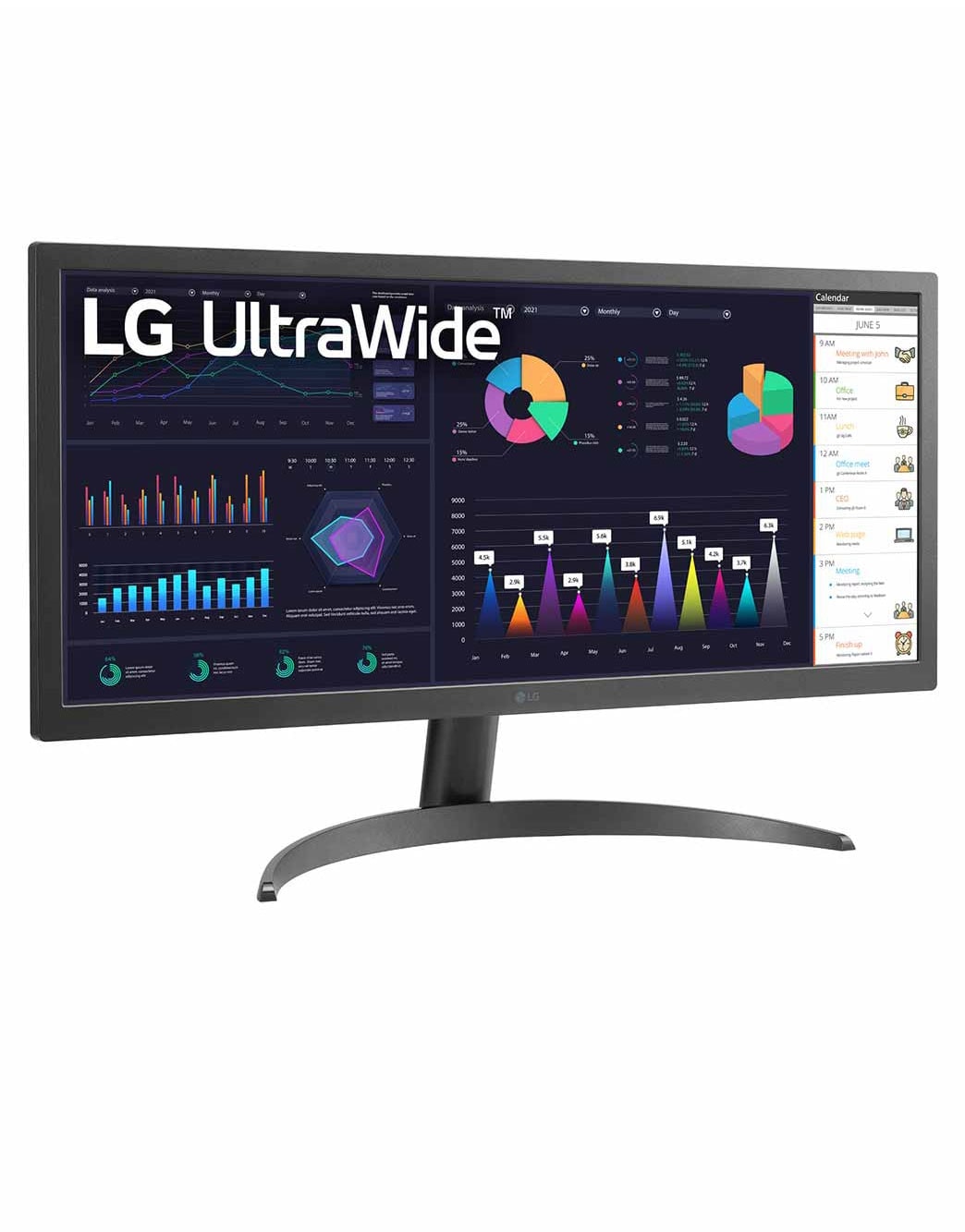 26" 21:9 UltraWide™ Full HD IPS Monitor with AMD FreeSync™ - 26WQ500-B ...