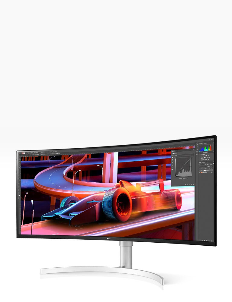 LG 38WN95C-W 38 inch UltraWide QHD+ IPS Curved Monitor NVIDIA G-SYNC ...