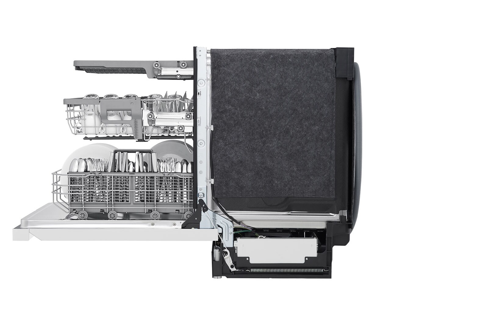 Front Control Dishwasher with QuadWash® and EasyRack® Plus - LDFN4542W ...