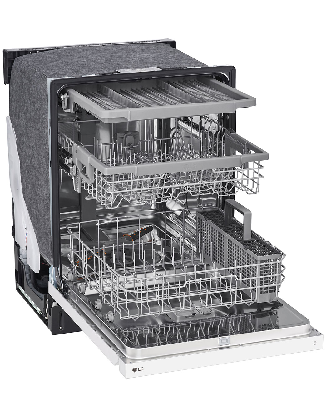 Front Control Dishwasher | 3rd Rack - LDFN4542W | LG CA_EN