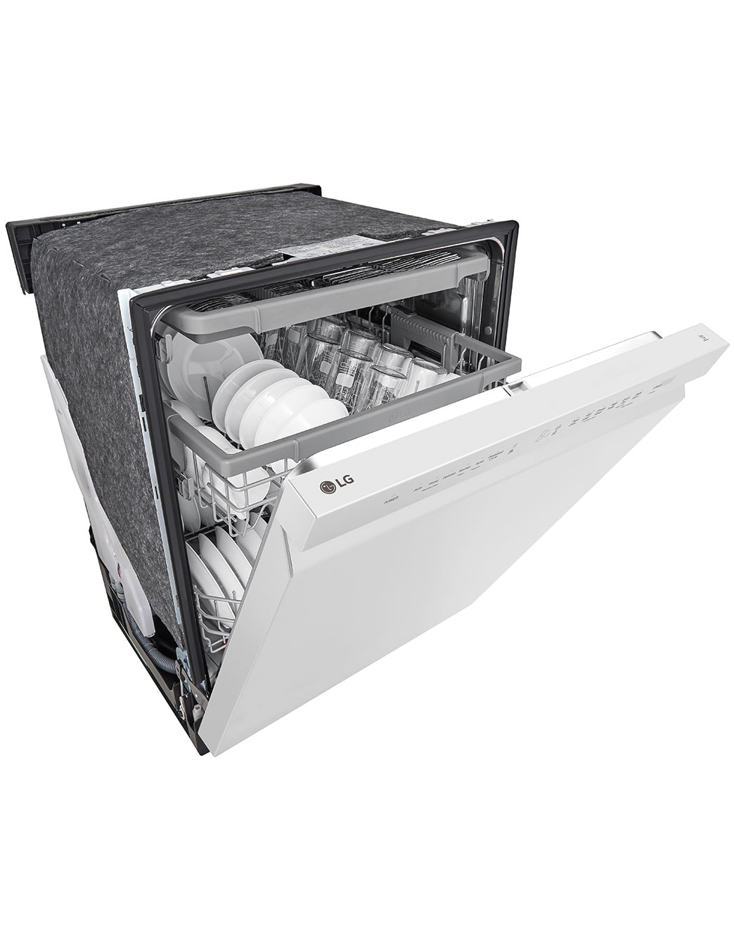Front Control Dishwasher | 3rd Rack - LDFN4542W | LG CA_EN