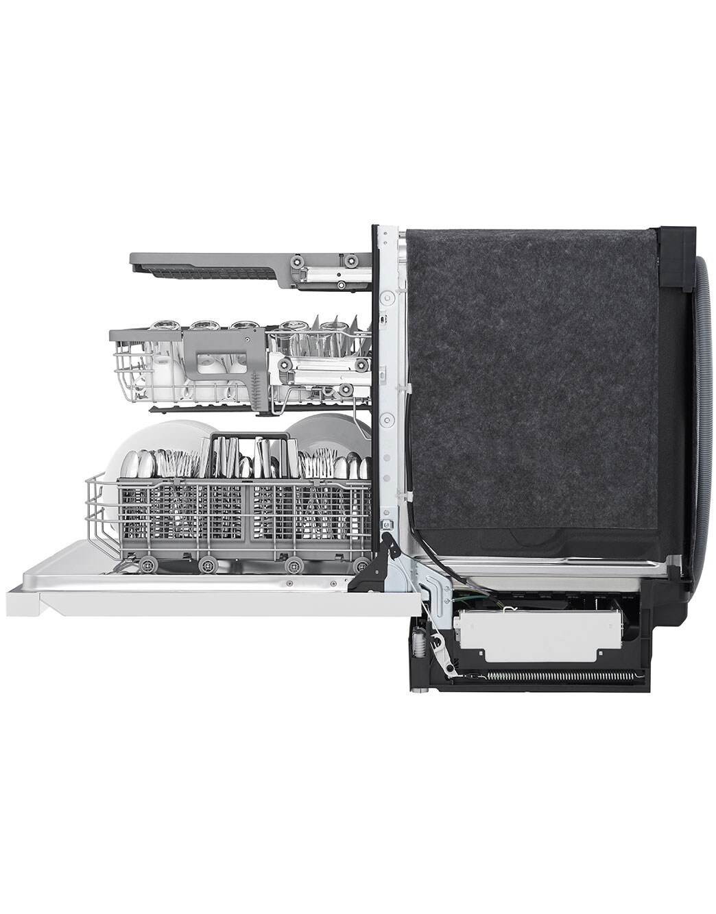 Front Control Dishwasher | 3rd Rack - LDFN4542W | LG CA_EN