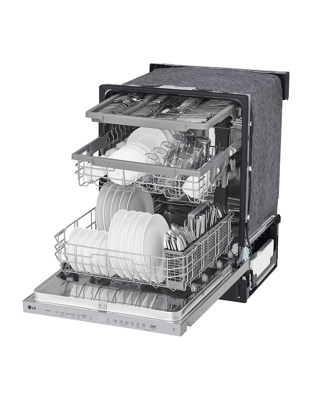 24" QuadWash® & Dynamic Dry™ 48 dB Dishwasher | LG Canada