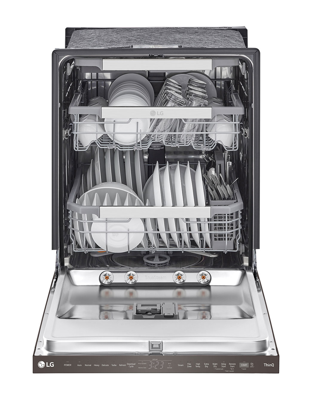 24" TrueSteam®, QuadWash® Pro 44 dB Dishwasher | LG Canada