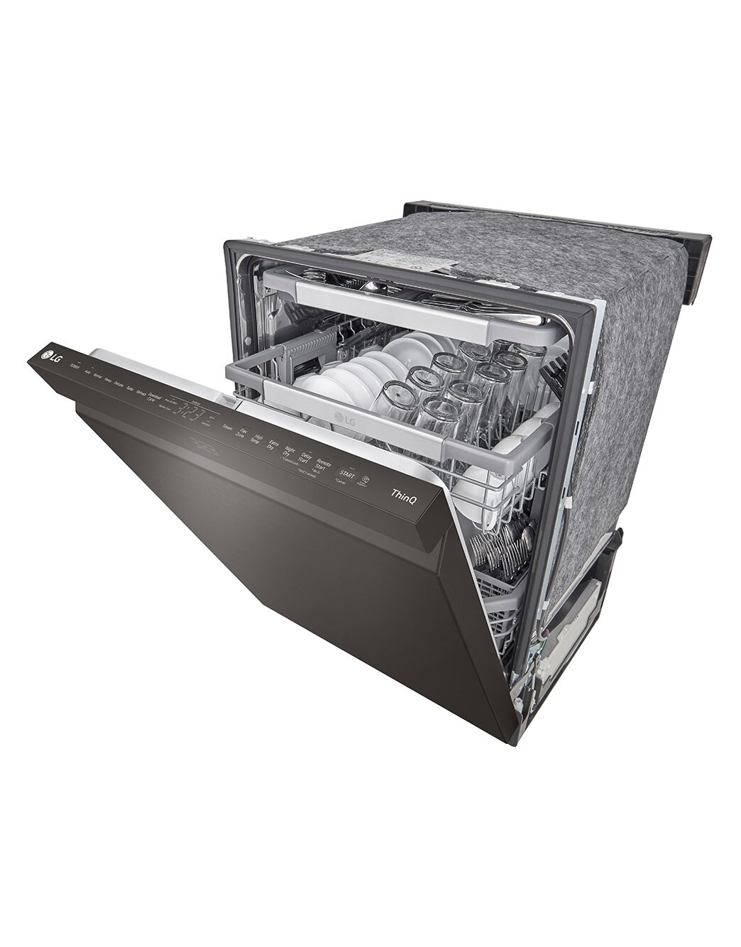 24" TrueSteam®, QuadWash® Pro 44 dB Dishwasher | LG Canada