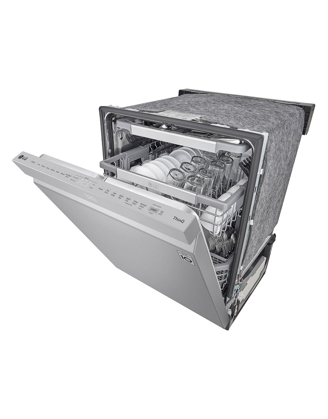 Top Control Dishwasher | Steam - LDPS6762S | LG CA_EN