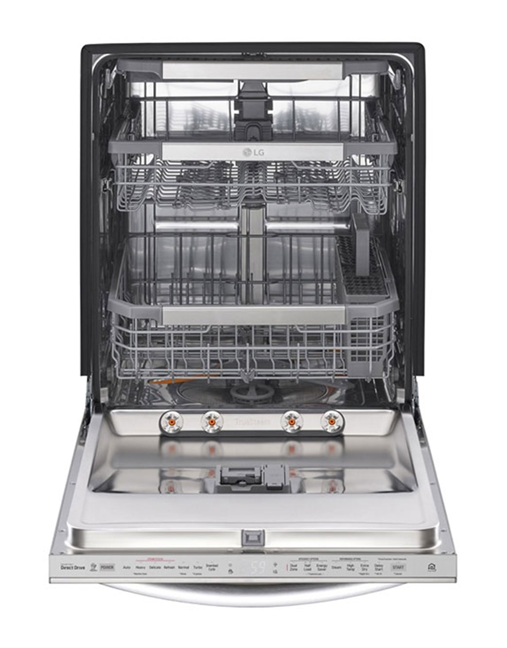 QuadWash® Dishwasher with TrueSteam ThinQ® - LDT7808SS | LG Canada