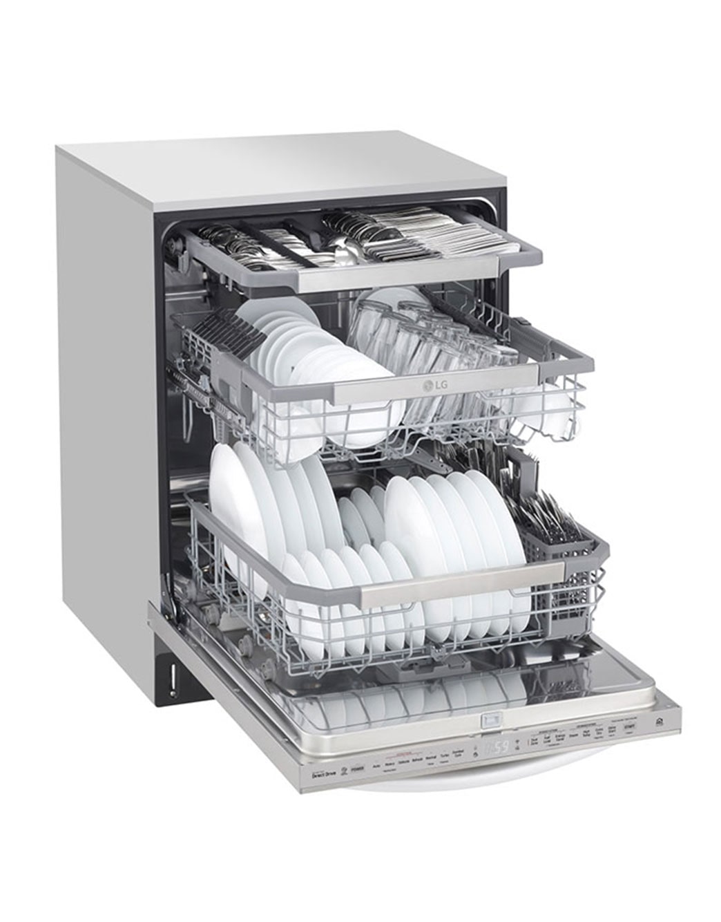 QuadWash® Dishwasher with TrueSteam ThinQ® - LDT7808SS | LG CA_EN