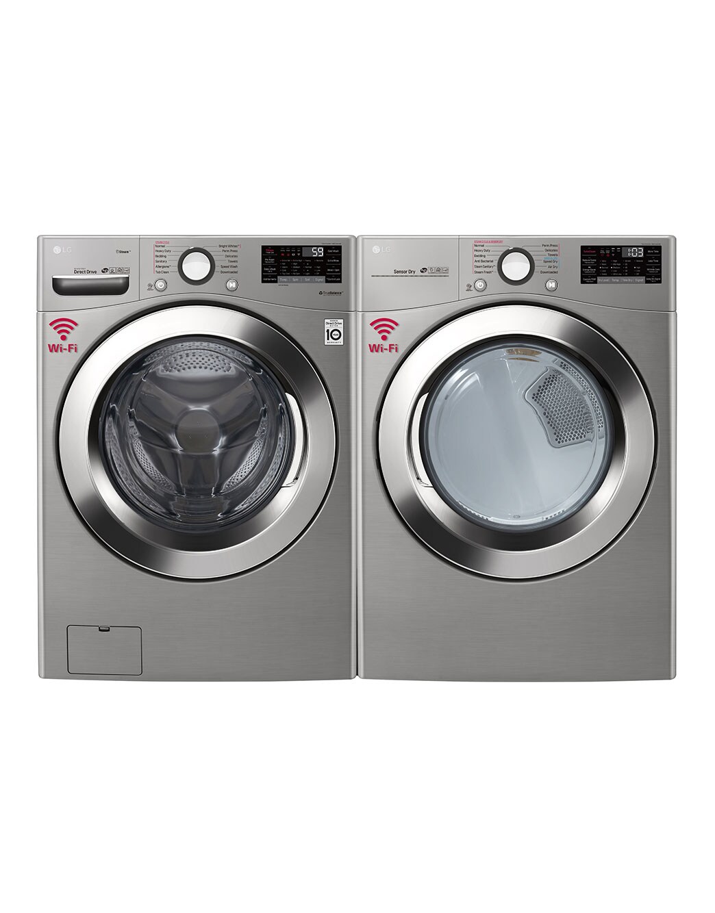 7.4 cu. ft. Ultra Large Capacity Smart Wi-Fi Enabled Electric Dryer ...