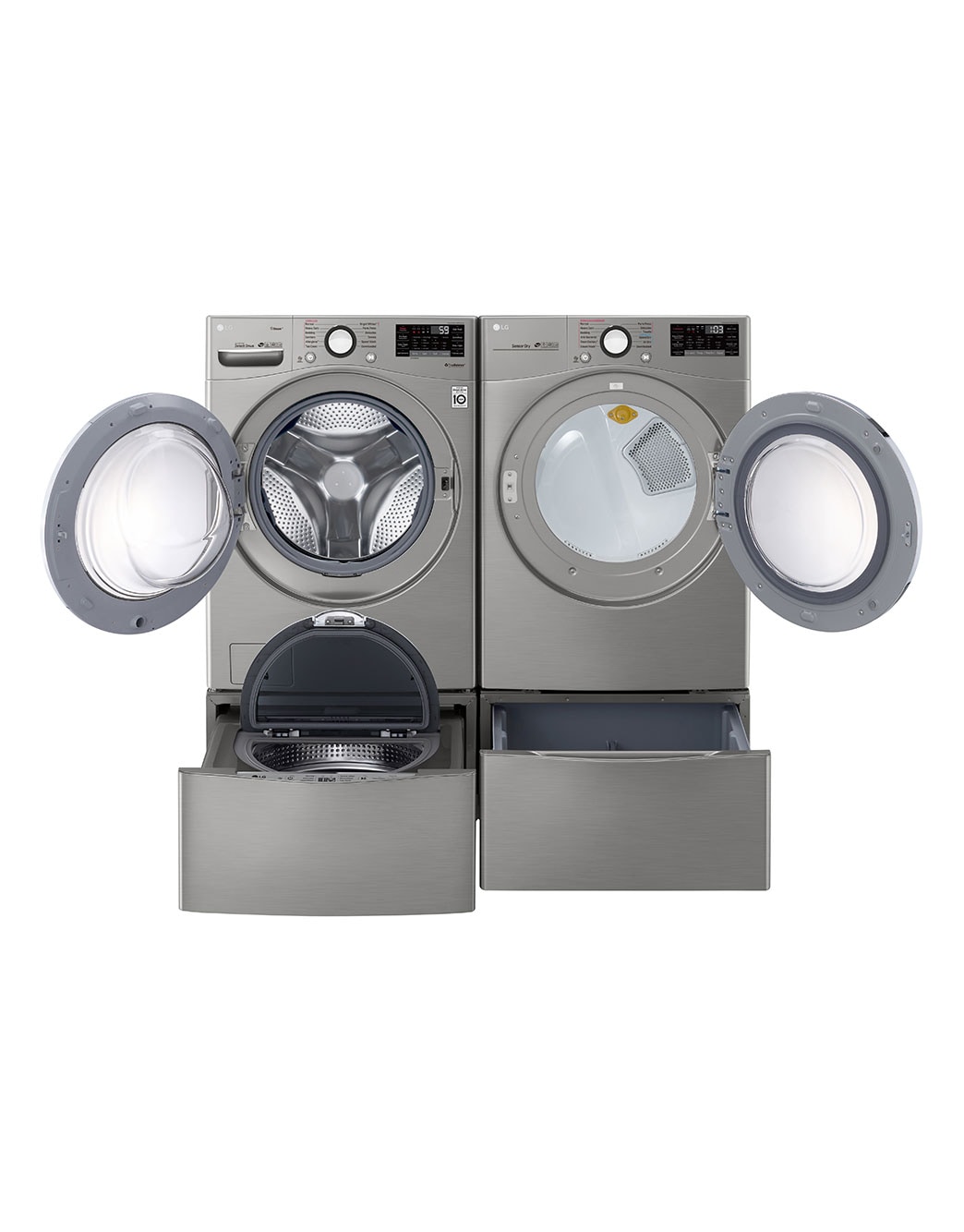 7.4 cu. ft. Ultra Large Capacity Smart Wi-Fi Enabled Electric Dryer ...