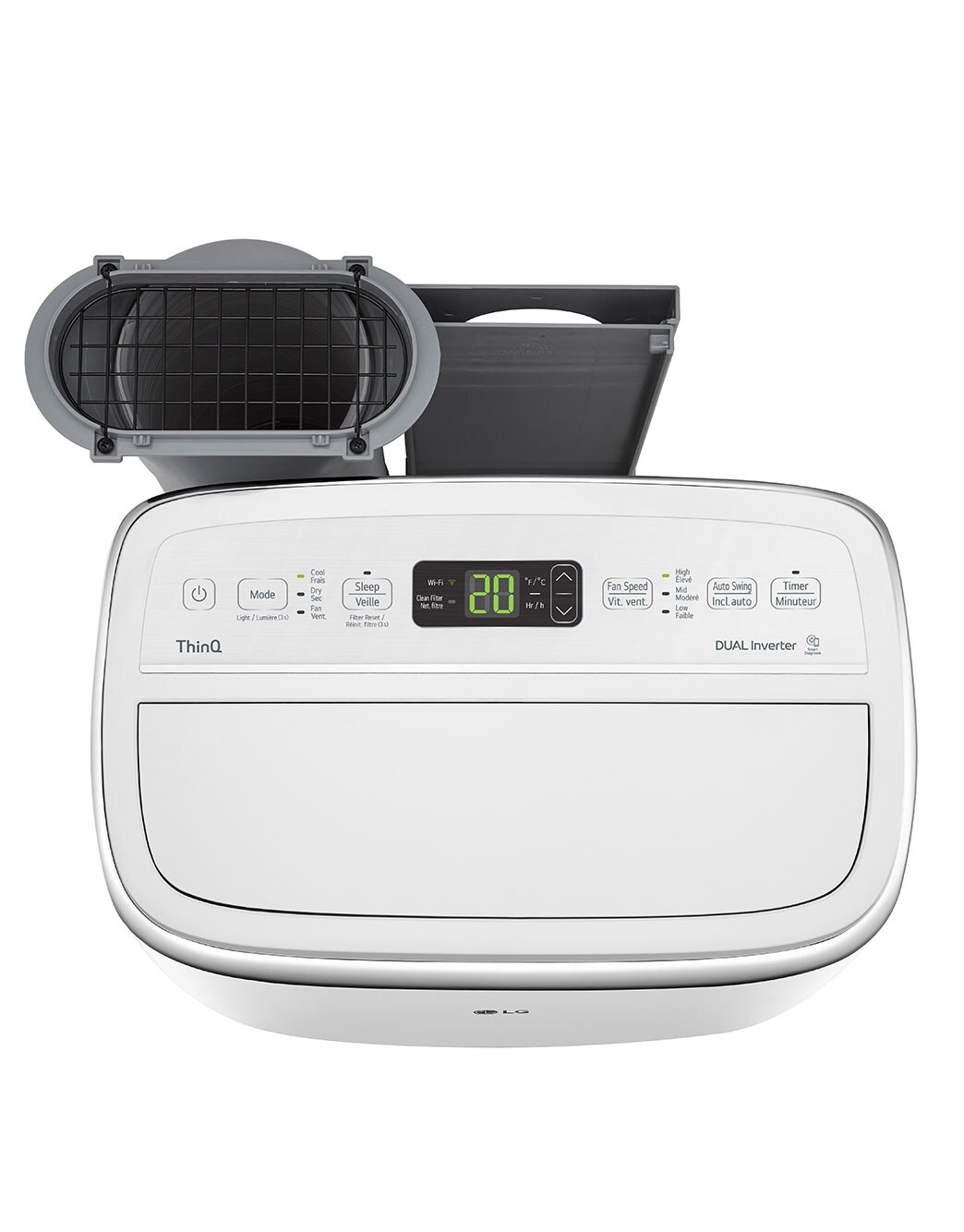 10,000 BTU SACC DUAL Inverter Smart Wi-Fi Portable Air Conditioner ...