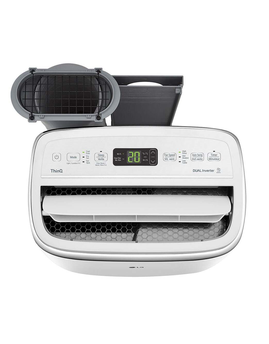 10,000 BTU SACC DUAL Inverter Smart Wi-Fi Portable Air Conditioner ...