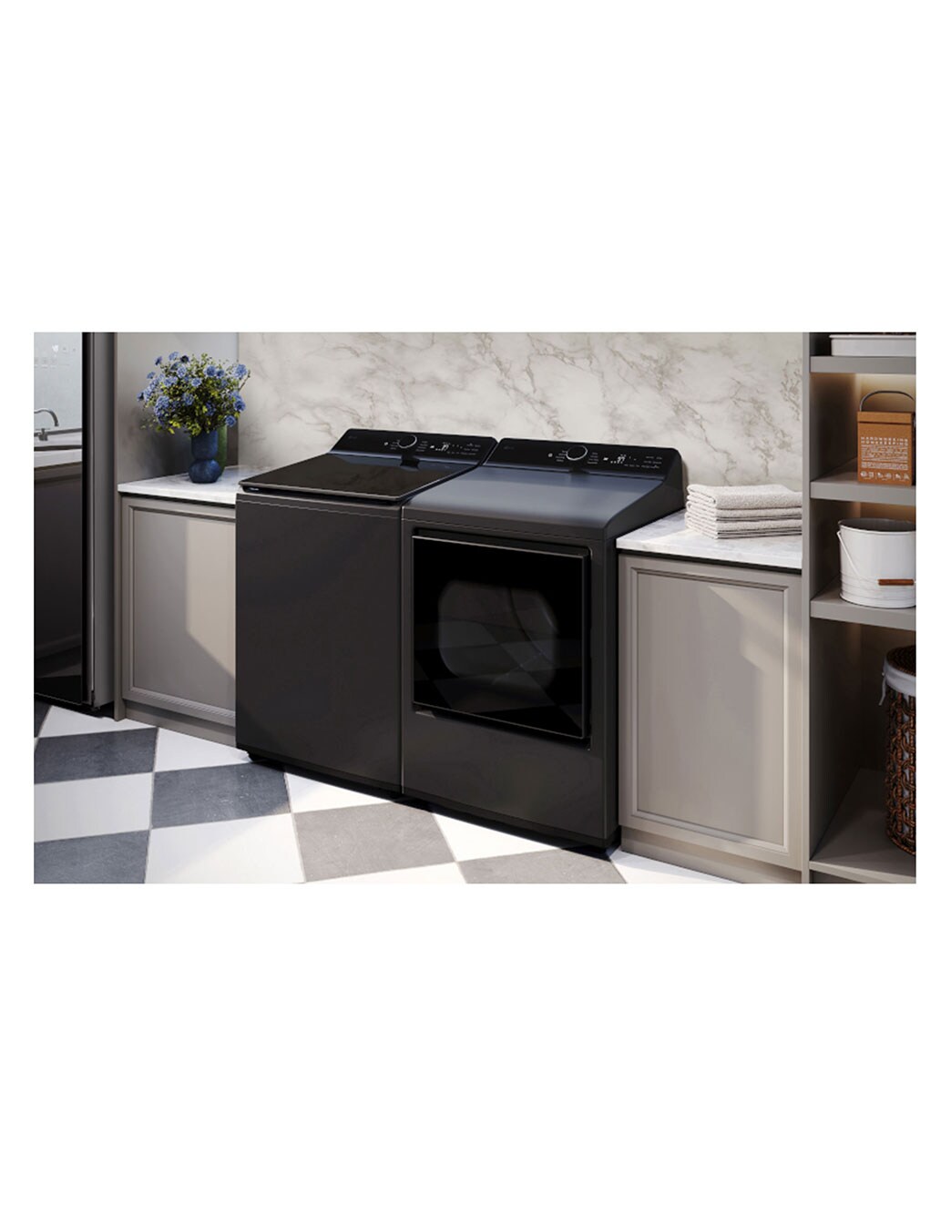6.1 and 7.3 cu.ft. Mega Capacity Laundry Pair | LG Canada