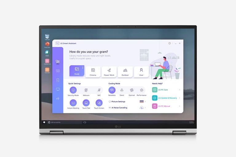 LG gram 2-in-1 Ultra-Lightweight with 16-inch 16:10 IPS Display with LG ...