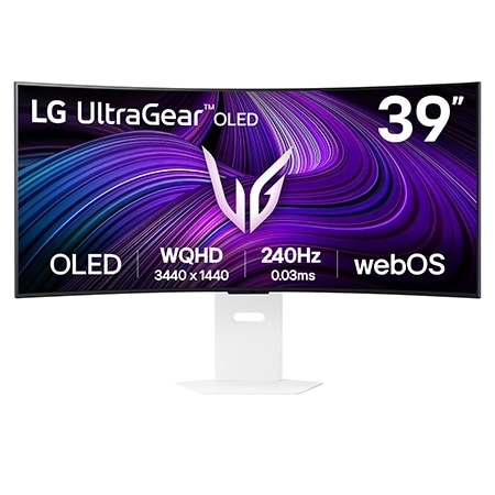LG UltraGear™ 39-inch OLED 240Hz WQHD Curved Smart Gaming Monitor ...