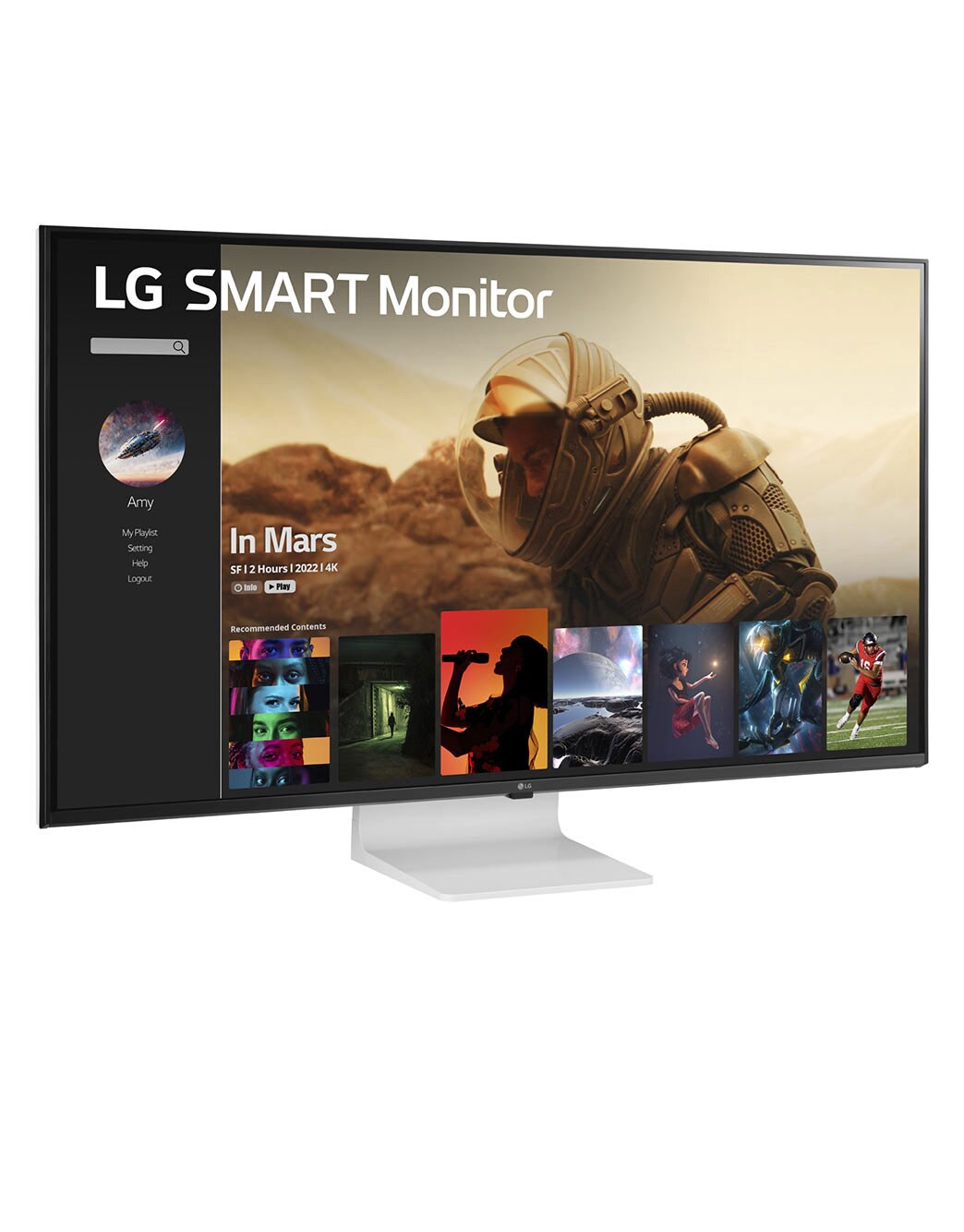 43" 4K UHD IPS Smart Monitor with webOS - 43SQ700S-W | LG Canada