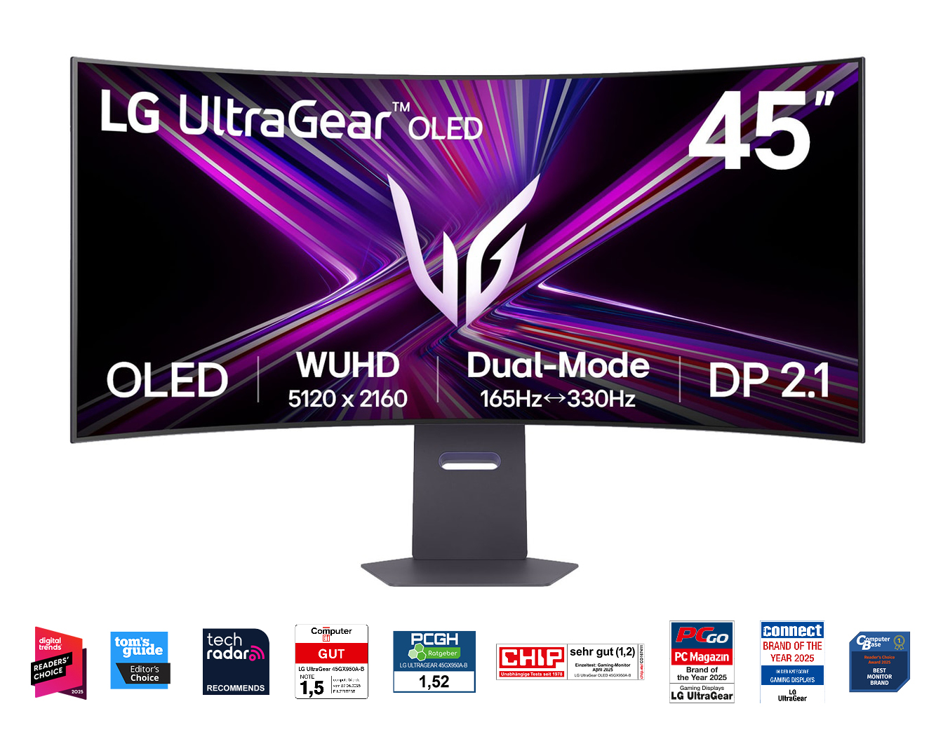 LG UltraGear™ 45-inch OLED Dual-Mode 5K2K Gaming Monitor | 0.03ms (GtG ...