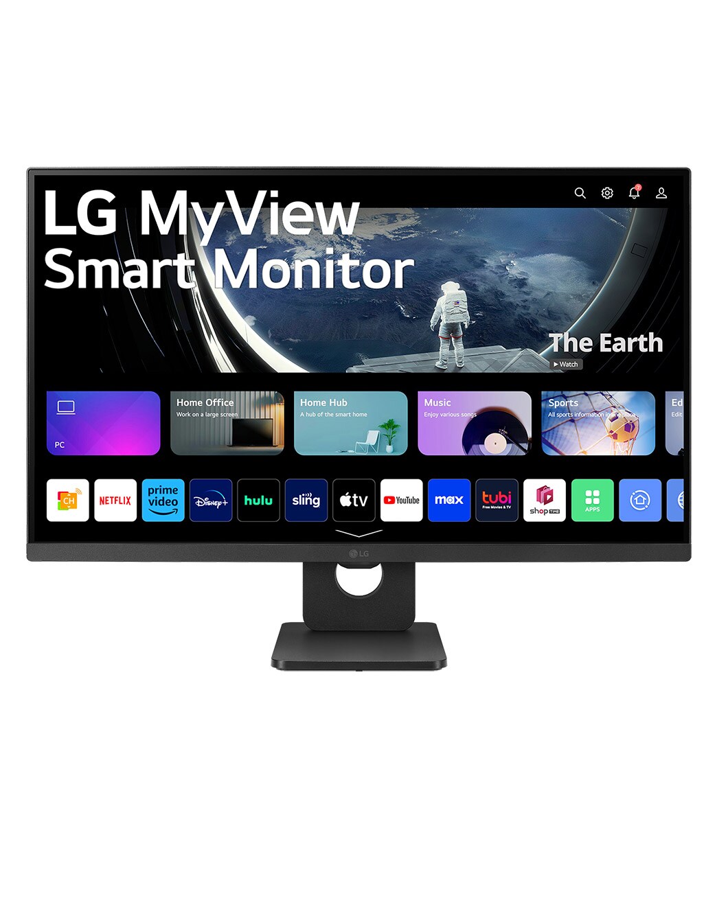 LG 27" Full HD IPS Smart Monitor with webOS - 27SR50F-B | LG CA