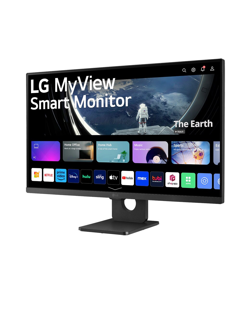 LG 27" Full HD IPS Smart Monitor with webOS - 27SR50F-B | LG CA