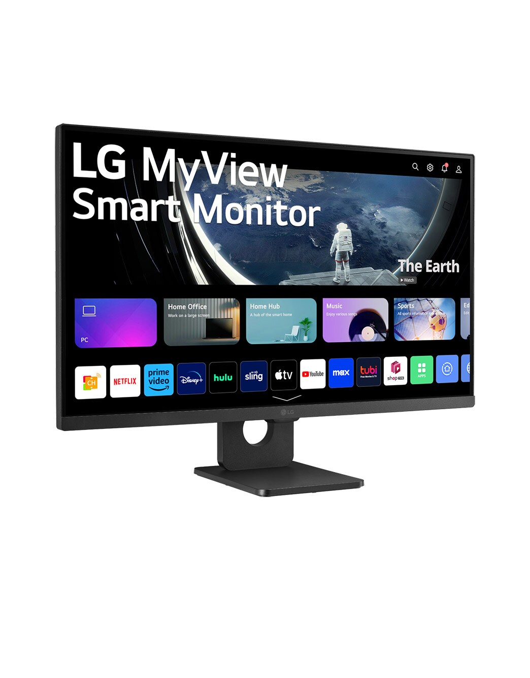 LG 27" Full HD IPS Smart Monitor with webOS - 27SR50F-B | LG CA