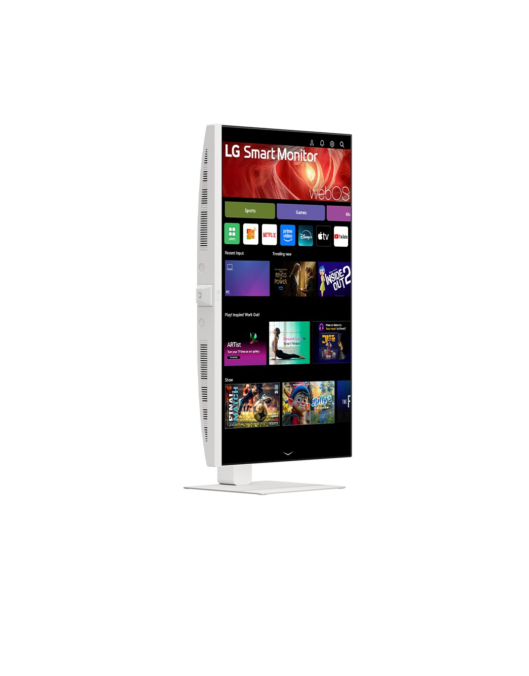 LG 27” 4K UHD IPS Smart Monitor with webOS - 27U730SA-W | LG Canada