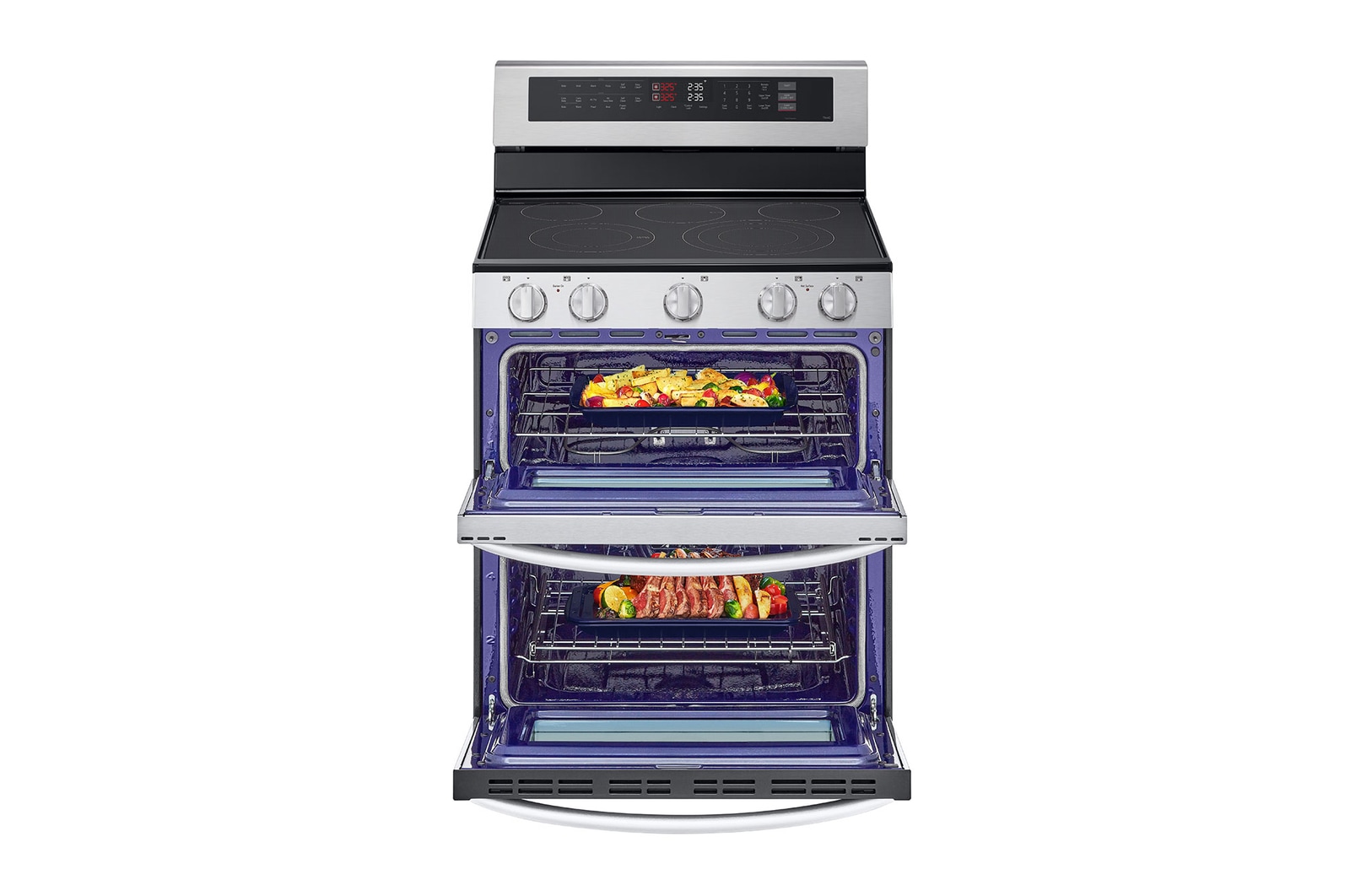 7.3 cu. ft. Electric Double Oven Freestanding Range with ProBake ...
