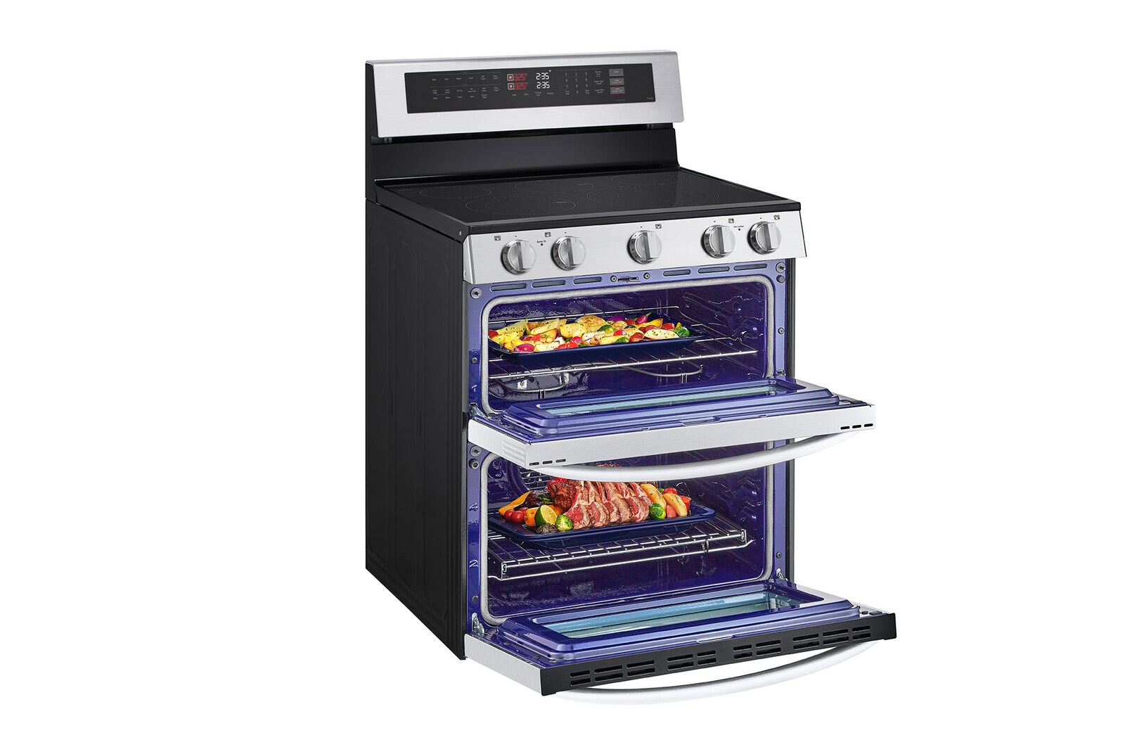 7.3 cu. ft. Electric Double Oven Freestanding Range with ProBake ...