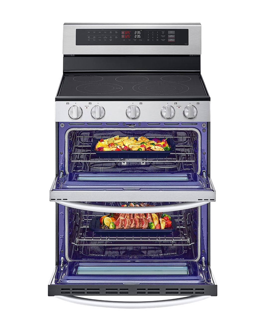 7.3 cu. ft. Electric Double Oven Freestanding Range with ProBake ...