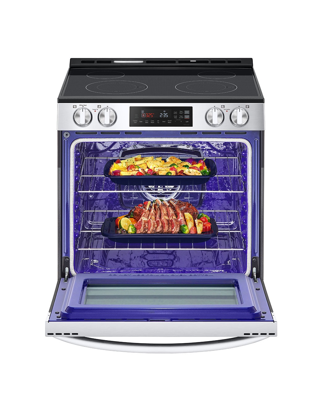 LG 30" Elec. 6.3 cu ft. Range | Fan Convection, Air Fry | LG CA_EN