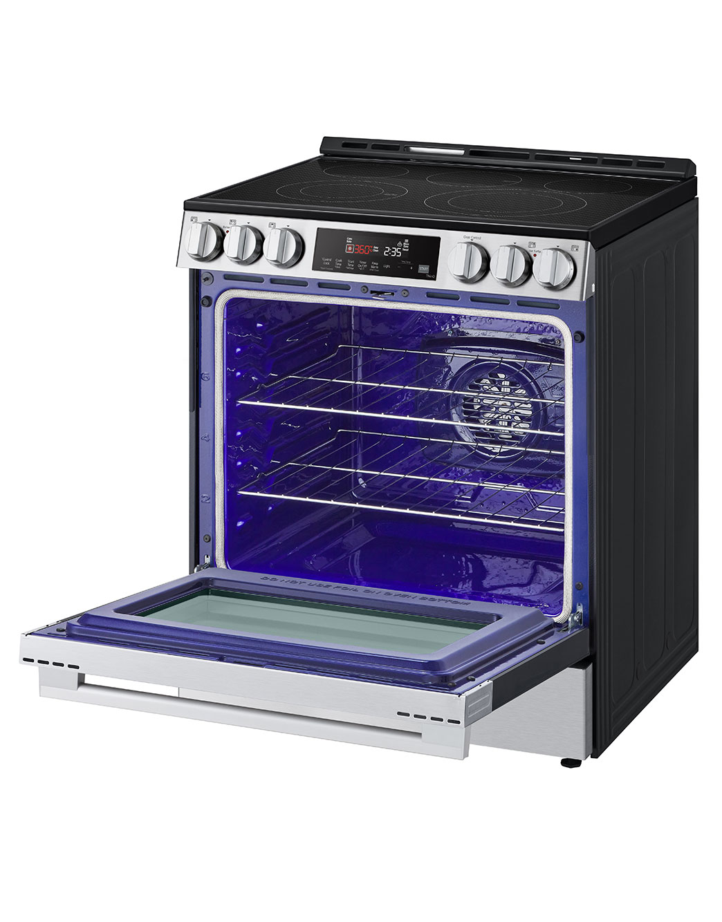 30" Electric Slide-in Range with Fan Convection | LG CA_EN