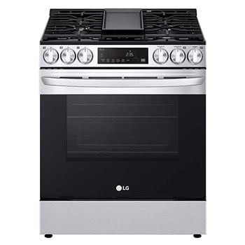 5.8 cu ft. Smart Wi-Fi Enabled Fan Convection Gas Slide-in Range with ...