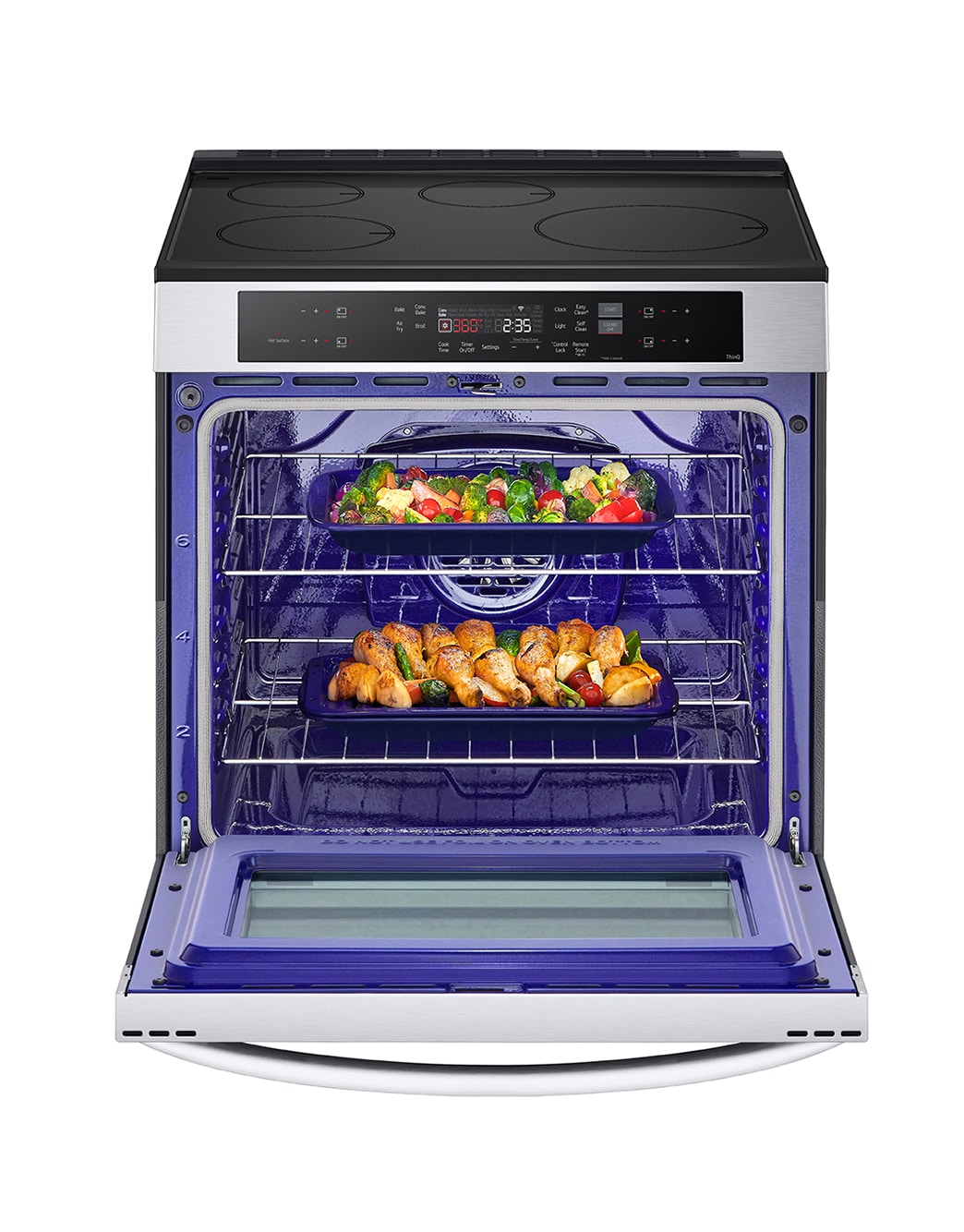 6.3 cu. ft. Smart Induction Slide-in Range with Convection and Air Fry - LSIL6332FE | LG CA