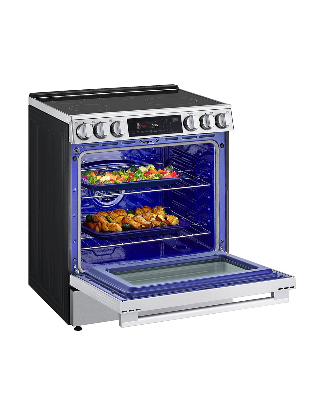 Smart Induction Slide-in Range with InstaView® | LG CA_EN