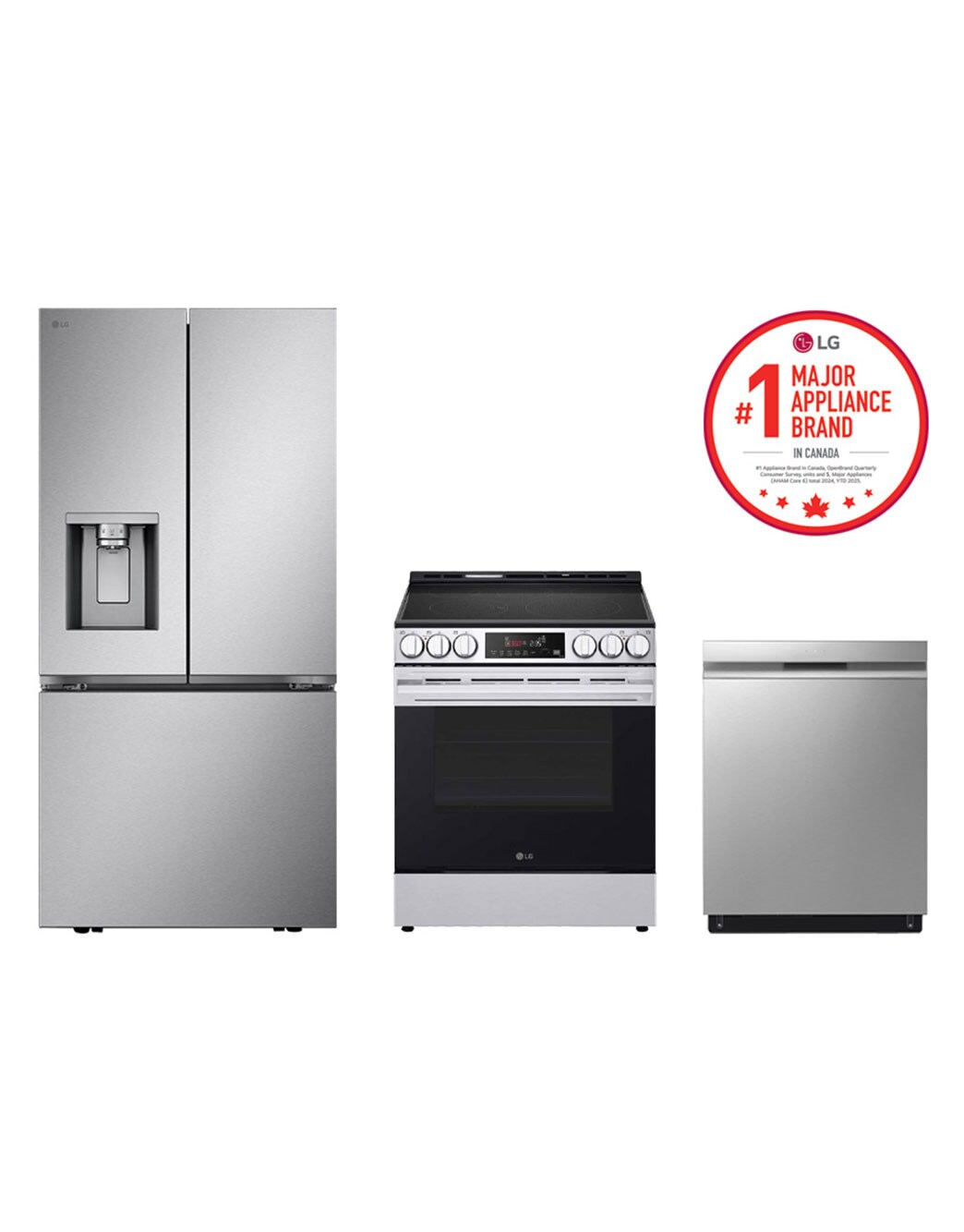 Kitchen Package with 33" Refrigerator and Electric Slide-in Range | LG ...