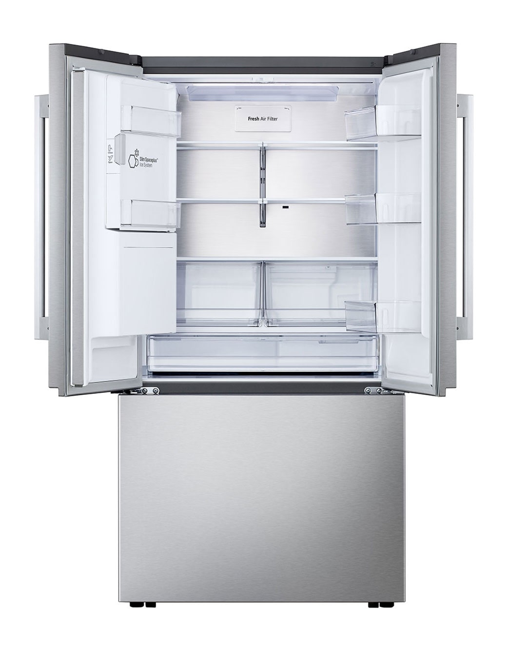 24 cu.ft. French 3-Door Counter-Depth MAX™ Refrigerator with Zero Clearance™ | LG CA_EN