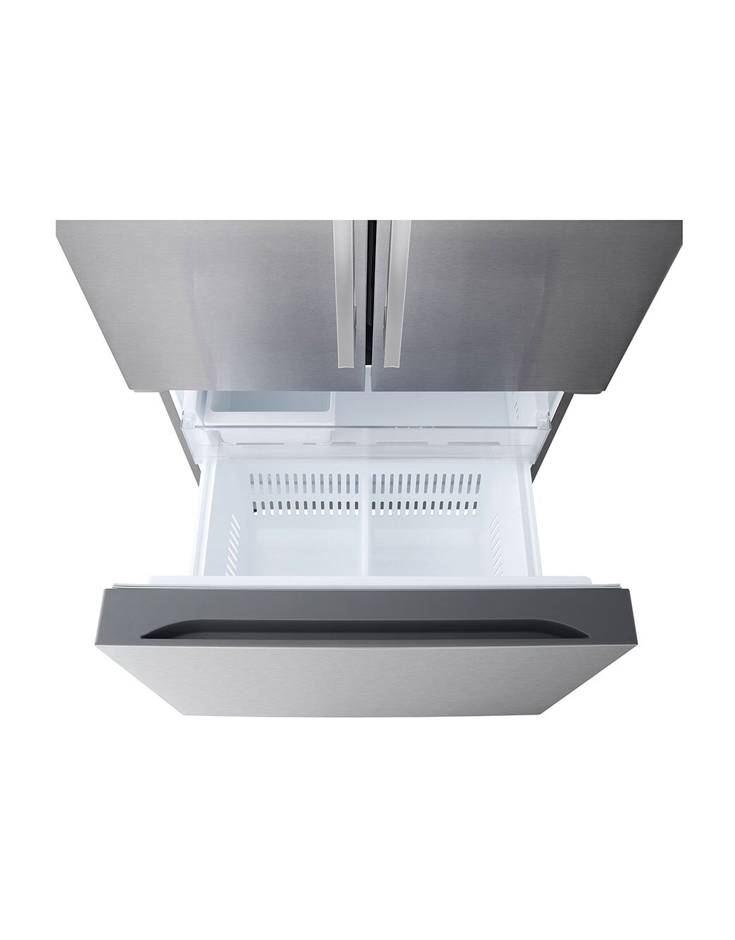 25 cu. ft. French 3-Door Standard-Depth Refrigerator with Single Ice ...