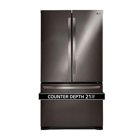 36" Counter Depth French Door Refrigerator with Smart Cooling System ...