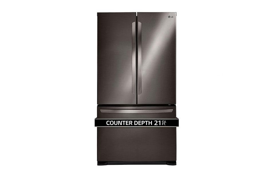 36" Counter Depth French Door Refrigerator with Smart Cooling System ...