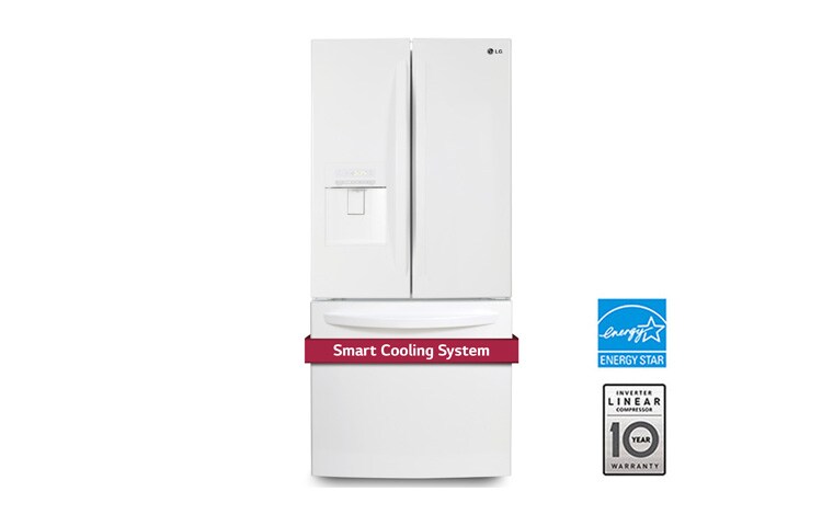 30" French Door Refrigerator with Smart Cooling System, 22 cu. Ft ...