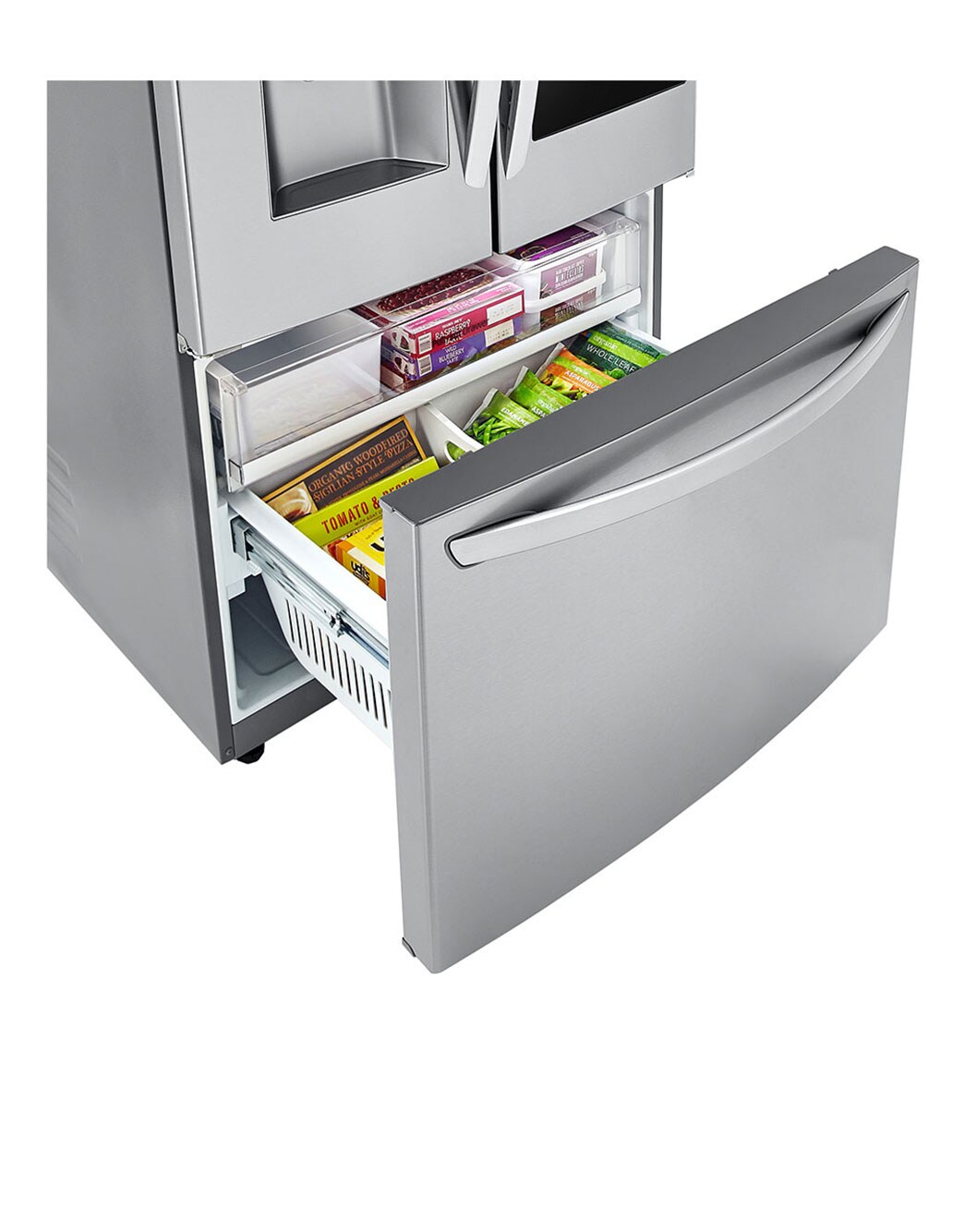 36" Counter Depth Smudge Resistant Refrigerator with InstaView® Door-in ...